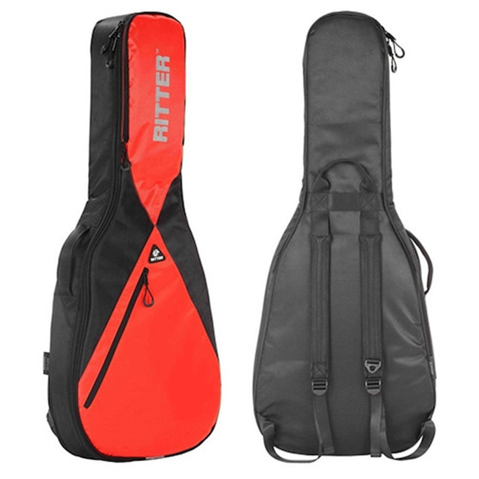 Ritter RGP5-D/BRR Dreadnought Acoustic Guitar Gig Bag - Black Racing R