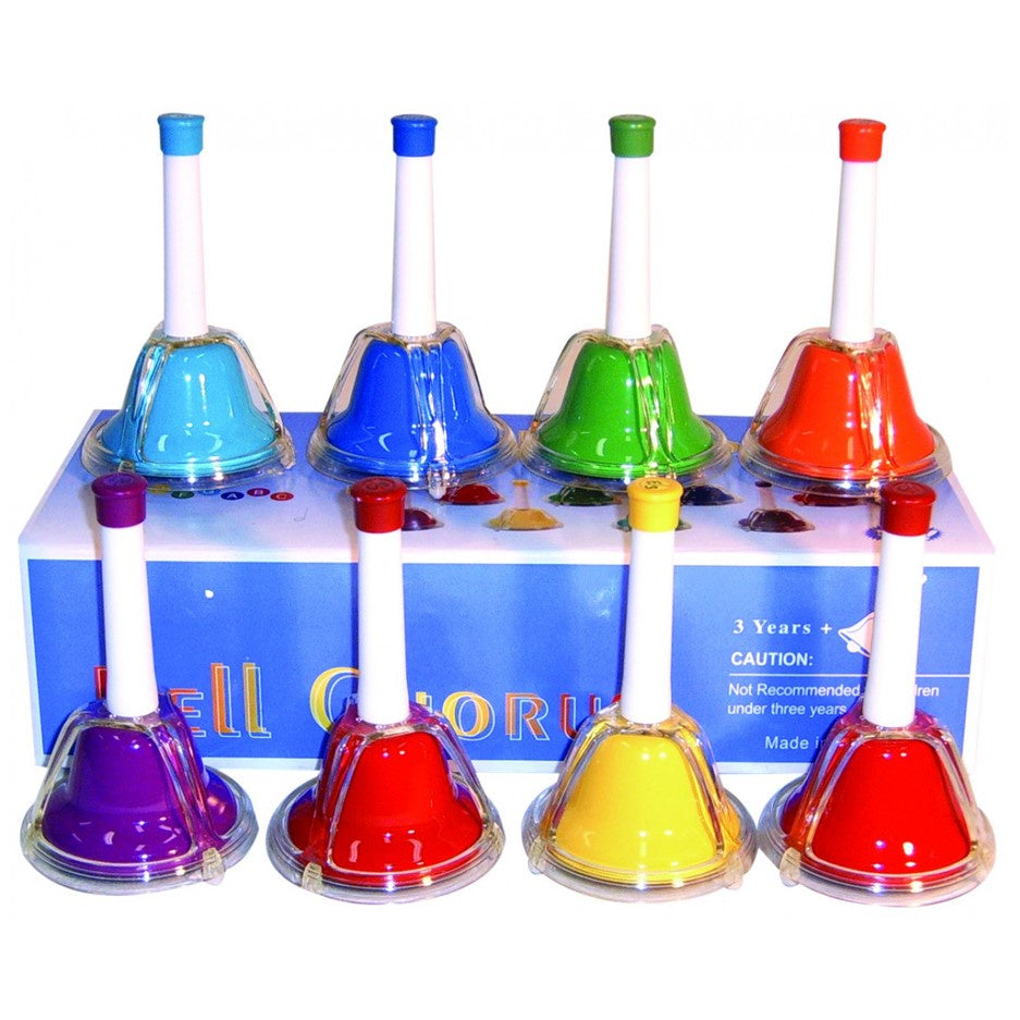 Mitello UE02 8-Note Melody Bell Set - Rainbow | Volaris Melbourne