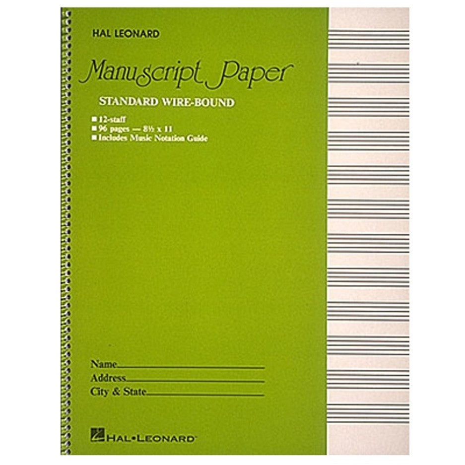 Standard Spiral Wirebound Manuscript Paper | Volaris Melbourne