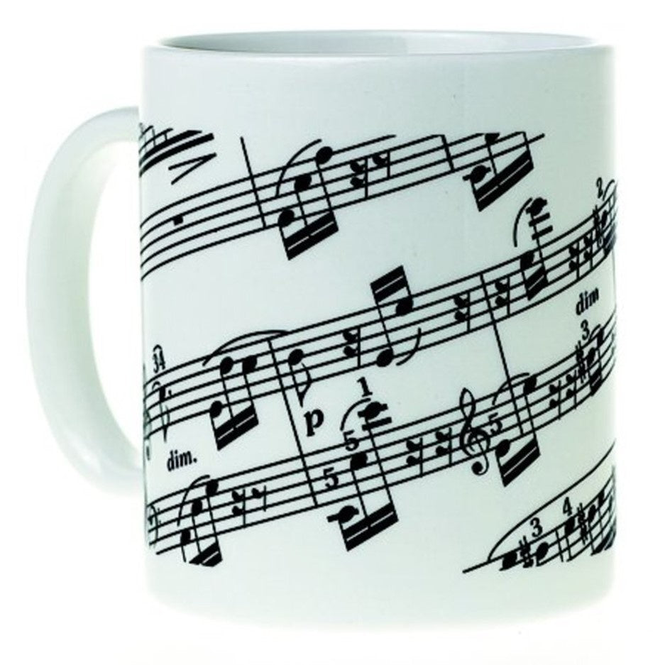 Mug Sheet Music - White | Brunswick Melbourne
